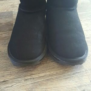 Emu | Shoes | Emu Australia Black Suede Winter Women Boots | Poshmark